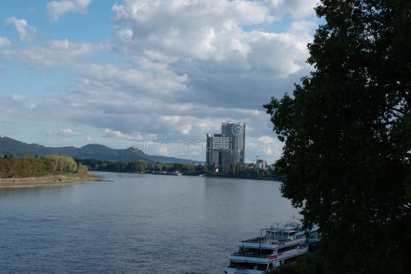 Rhein River in Bonn Germany Stock Photo - Image of church, north: 257751332