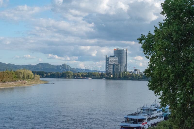 Rhein River in Bonn Germany Stock Image - Image of square, house: 257751391