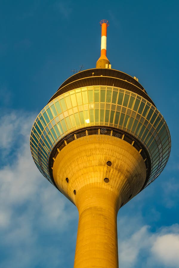 Rheinturm, Dusseldorf, Germany Stock Image - Image of dusseldorf ...