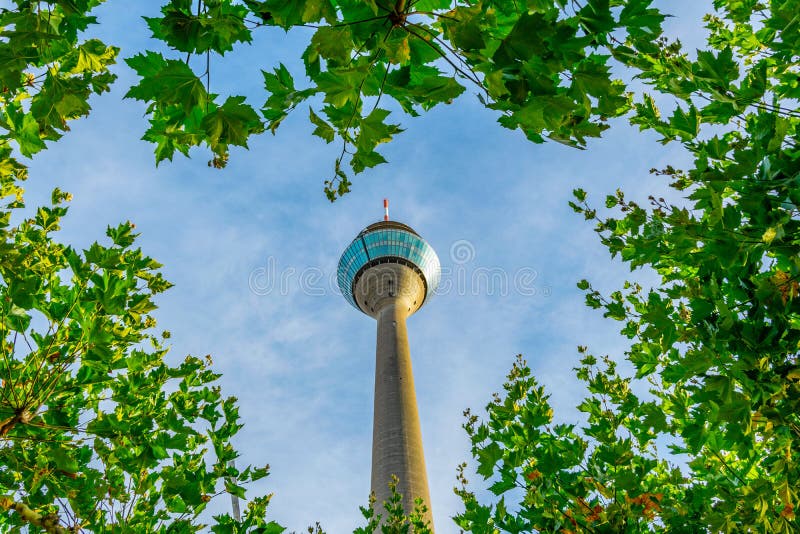 Rheinturm in Dusseldorf, Germany Stock Photo - Image of city, rhine ...