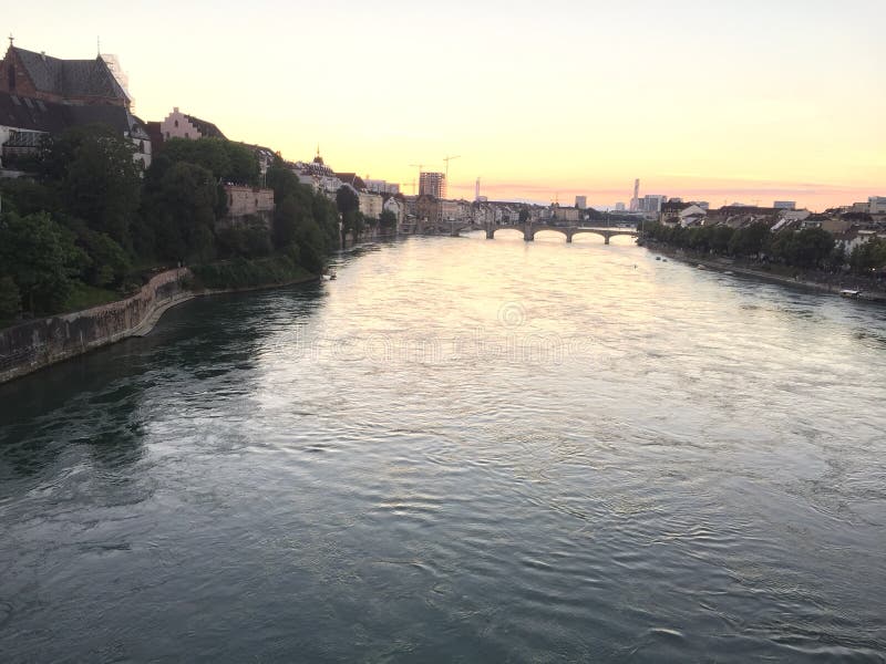Basel Rhen River Stock Photos - Free & Royalty-Free Stock Photos from ...