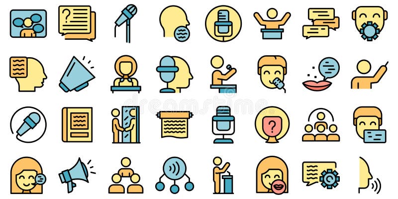 Rhetoric Icons Stock Illustrations – 114 Rhetoric Icons Stock ...