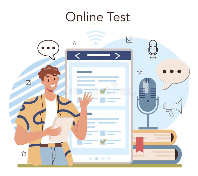 Speaking Test Clipart Standardized