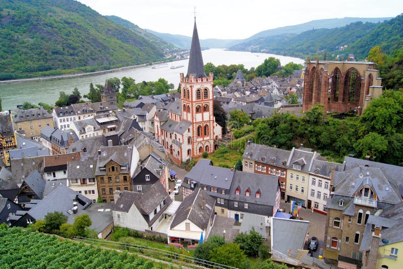 Rhine River views stock photo. Image of europe, cultural - 20852470