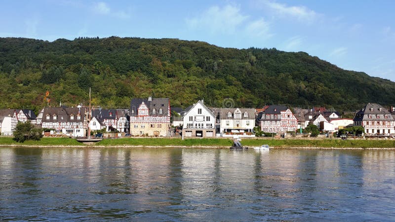 Rhine river views stock photo. Image of rhine, river - 44255118