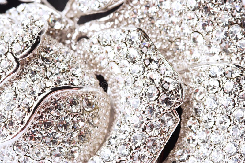 Rhinestone rose stock photo. Image of artificial, precious - 12663970