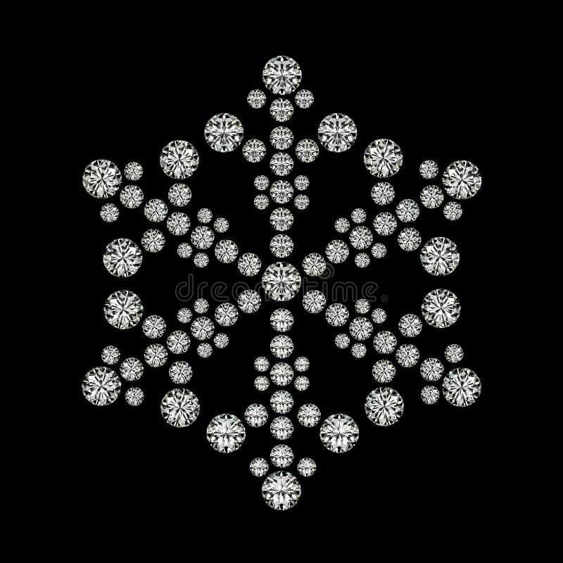 Rhinestone snowflake stock illustration. Illustration of star - 11046710