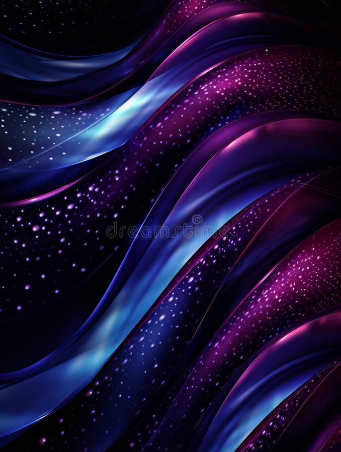 Rhinestones Creative Abstract Wavy Texture. Stock Illustration ...