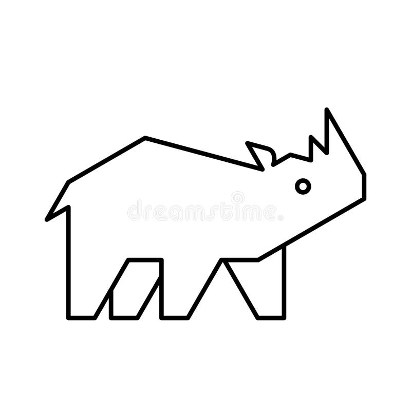 Rhino logo stock vector. Illustration of concept, design - 316940299