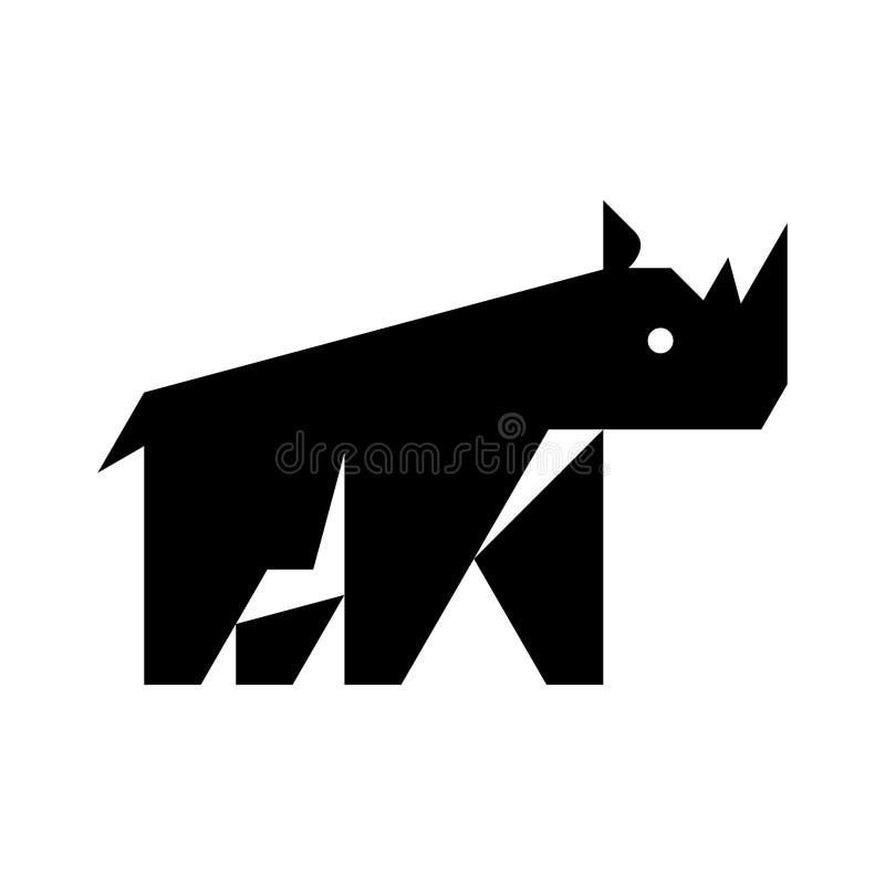 Rhino logo stock vector. Illustration of horn, company - 316811033