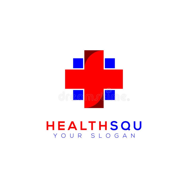 The Square Health Logo stock vector. Illustration of icon - 274731871