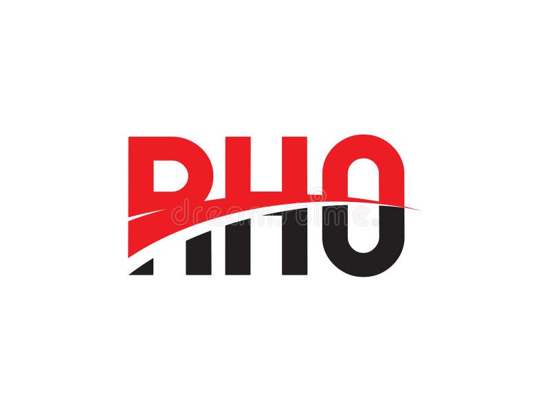 RHO Letter Initial Logo Design Vector Illustration Stock Vector ...