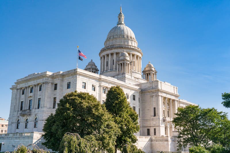 Rhode Island Capitol Building Foto de archivo - Imagen de azul ...