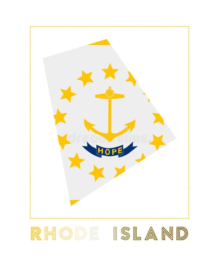 Rhode Island Logo. Map of Rhode Island with Us. Stock Vector ... Rhode Island Logo. Map of Rhode Island with Us. Stock Vector ...