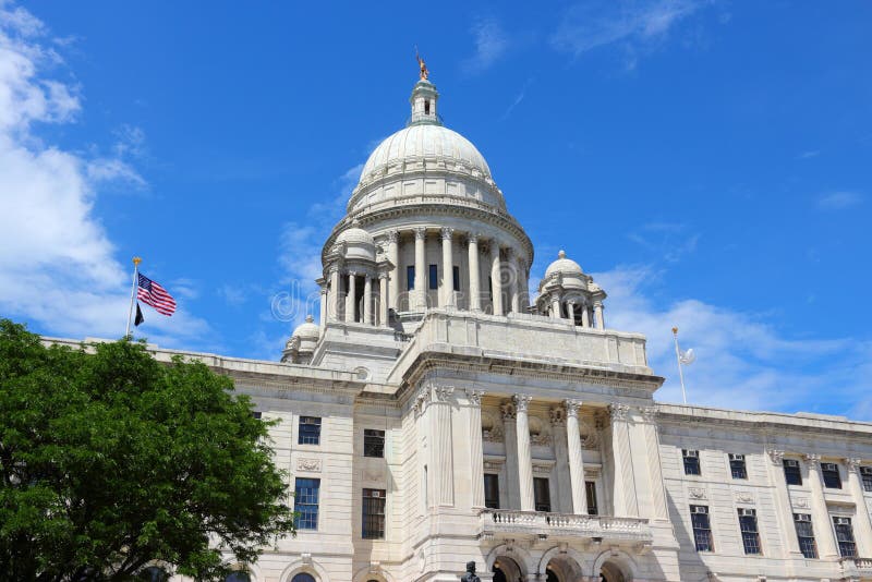Rhode Island state house stock image. Image of united - 130963569