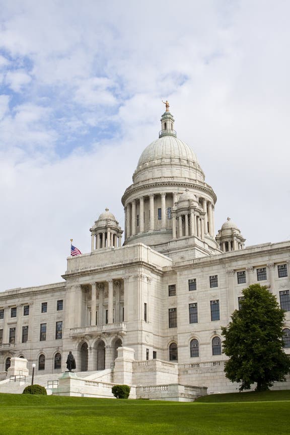 Rhode Island State House and Capitol Building Stock Image - Image of ...