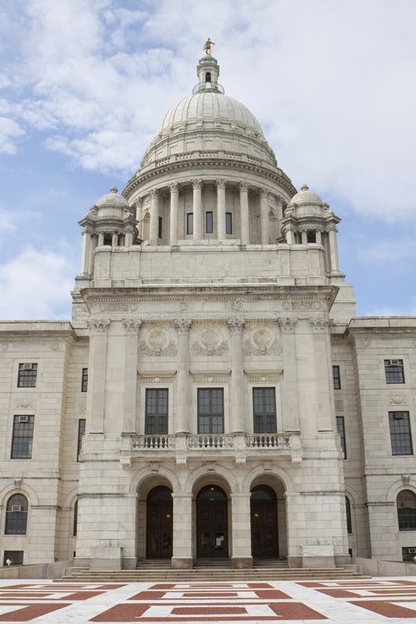 Rhode Island State House and Capitol Building Stock Photo - Image of ...
