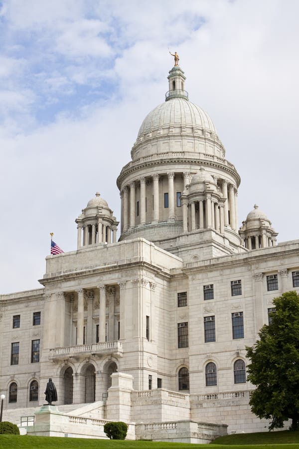 Rhode Island State House and Capitol Building Stock Photo - Image of ...