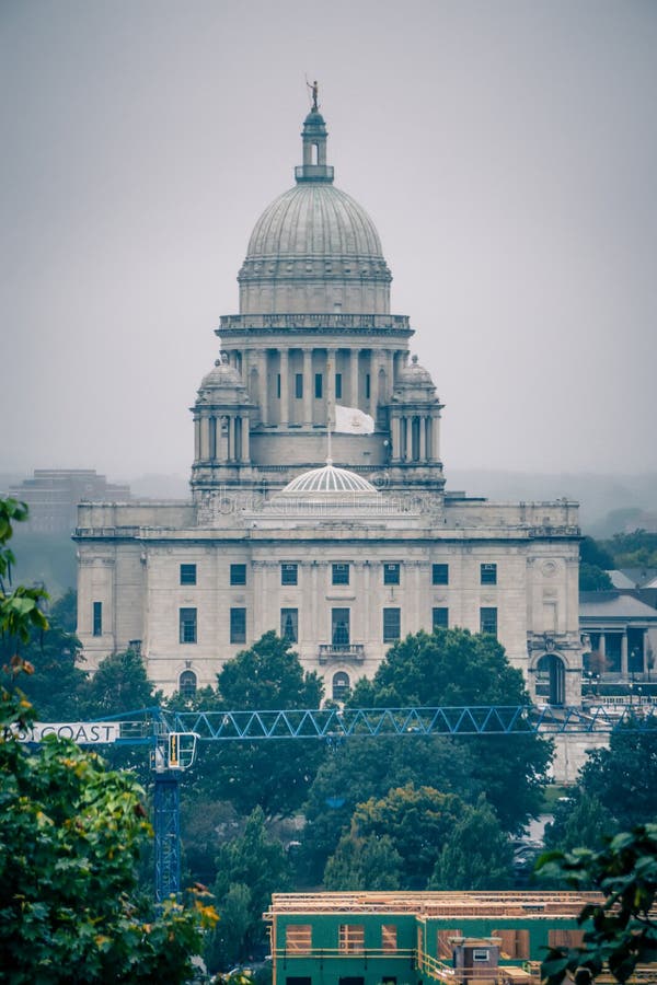 The Rhode Island State House on Capitol Hill in Providence Stock Photo ...