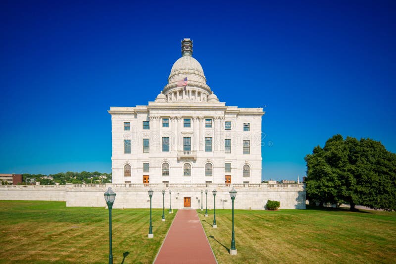 Rhode Island State House 2024. Long Exposure Photo with Motion Blur in ...