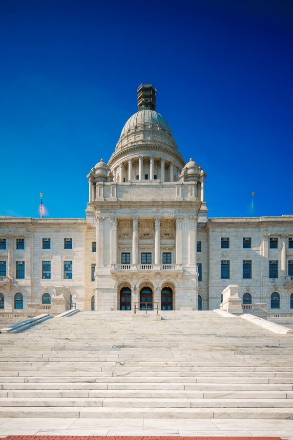 Rhode Island State House 2024. Long Exposure Photo with Motion Blur in ...
