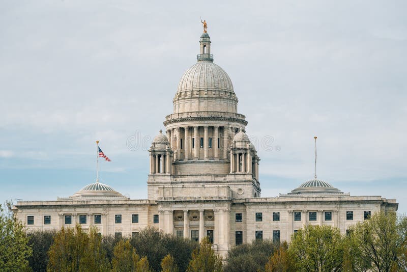 The Rhode Island State House in Providence, Rhode Island Stock Image ...