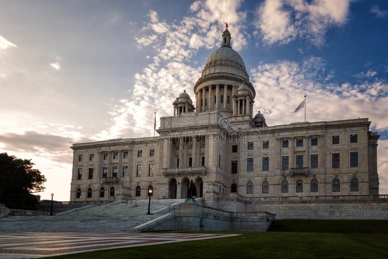 The Rhode Island State House Stock Photo - Image of destination ...