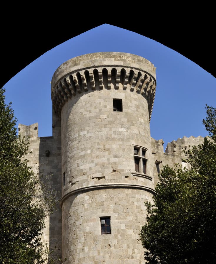 Castle turret stock photo. Image of console, margam, cloud - 11828868