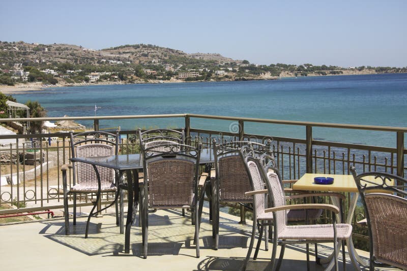 Rhodes, Greece stock photo. Image of panoramic, terrace - 20623394