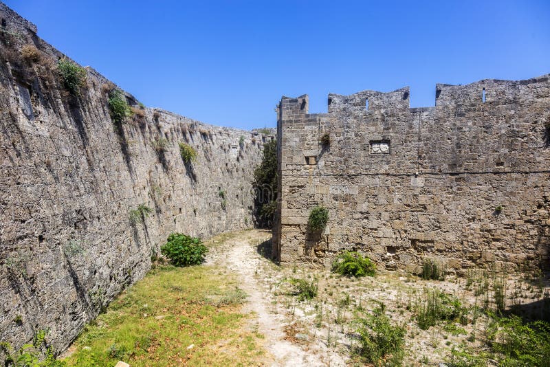 Rhodes old town - Greece stock image. Image of former - 146906605