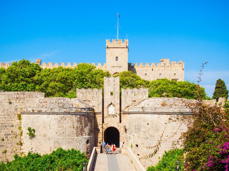 Rhodes old town in Greece editorial photo. Image of master - 352081441