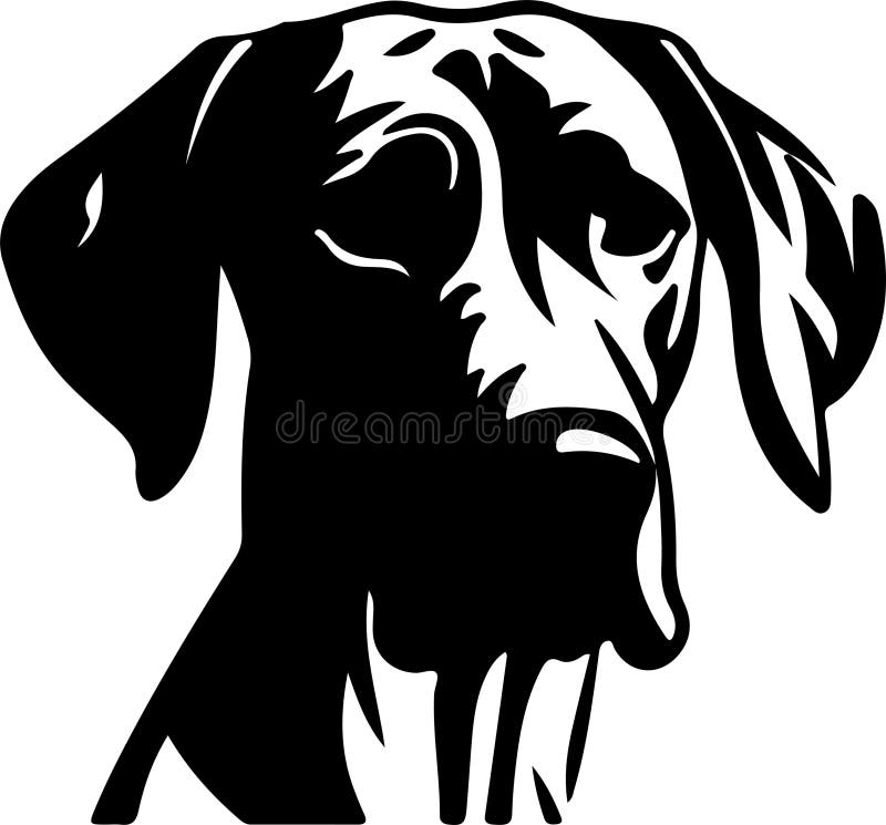 Rhodesian Ridgeback Black Silhouette Generative Ai Stock Vector ...