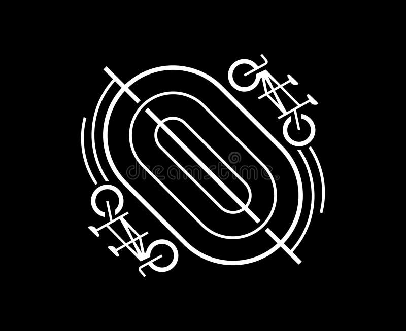 Para Cycling Track Pictogram Paralympics Games Paris 2024 Black and ...