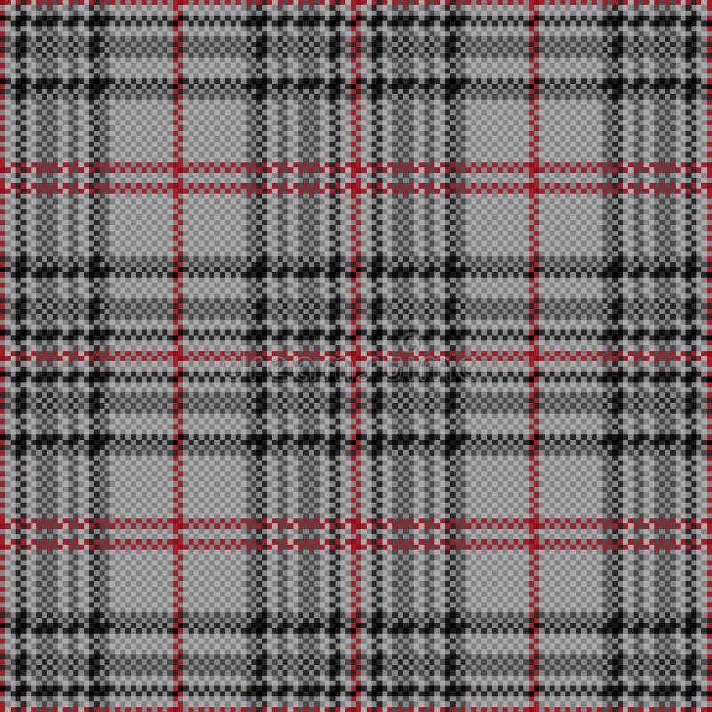 Rhombic Seamless Checkered Pattern in Grey and Red Stock Vector ...