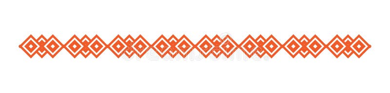 Rhombus Border Design. Vector Illustration Decorative Design Stock ...