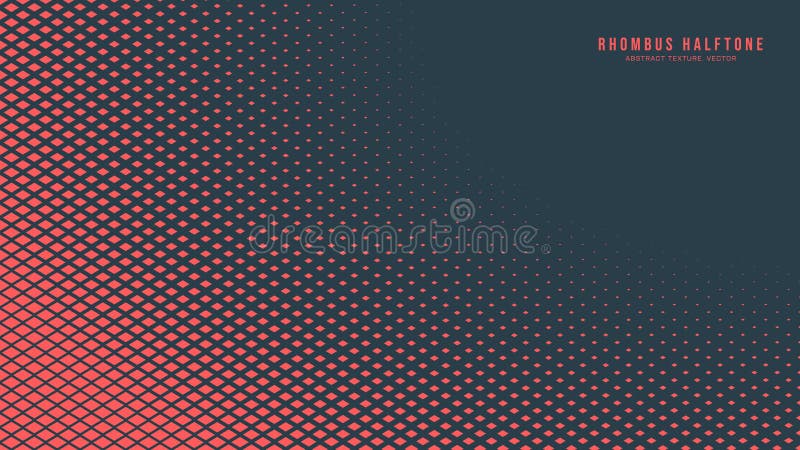 Rhombus Checkers Half Tone Pattern Vector Radial Border Abstract ...