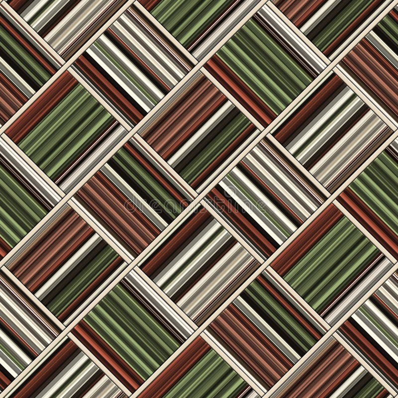 Rhombus Color Pattern on Carved Background Seamless Texture, Panel, 3d ...