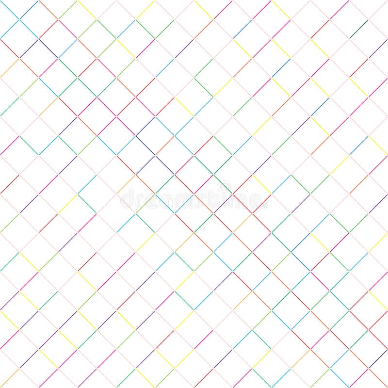 Rhombus Structure Colored Modern Pattern Stock Vector - Illustration of ...