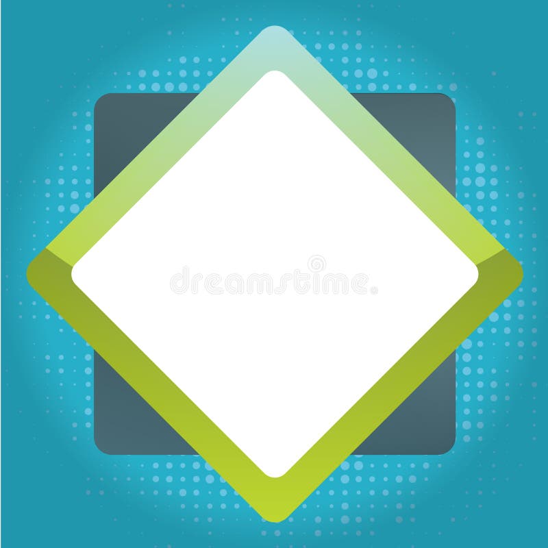 Rhombus Frame. Vector Illustration Decorative Design Stock Vector ...