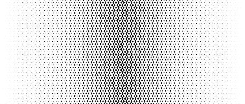 Rhombus Gradient Halftone Texture. Diamond Shape Dot Fading Background ...