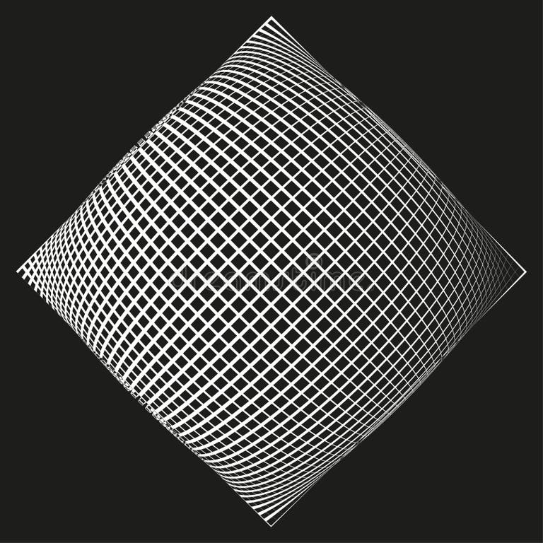 Rhombus Grid Pattern. Diagonal Lines Texture. Geometric Shape Vector. Abstract Graphic Element ...