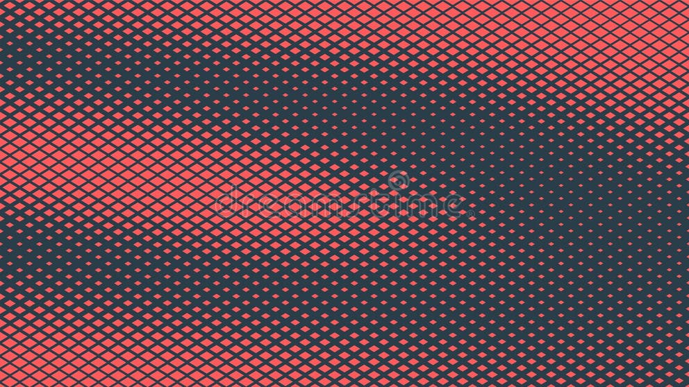 Rhombus Half Tone Pattern Modern Vector Texture Red Dynamic Abstract ...