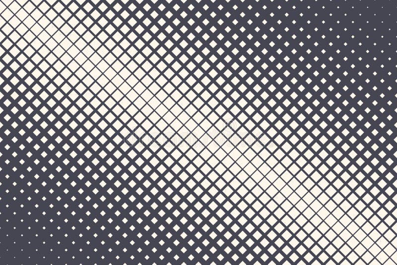 Rhombus Halftone Pattern Vector Geometric Technology Abstract ...