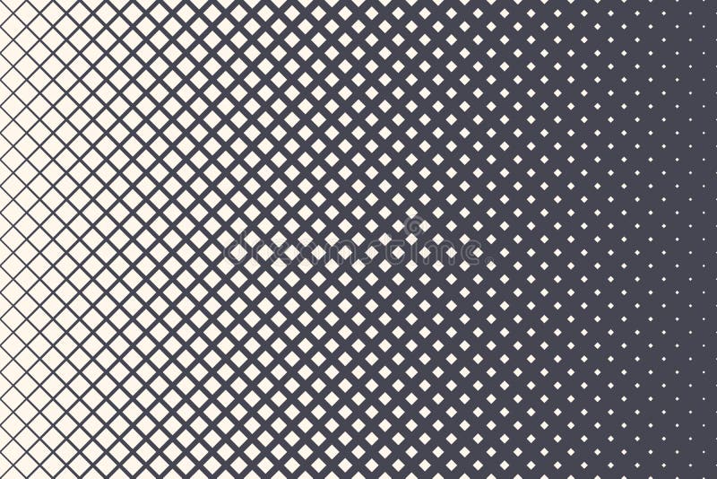 Rhombus Halftone Pattern Vector Geometric Technology Abstract ...
