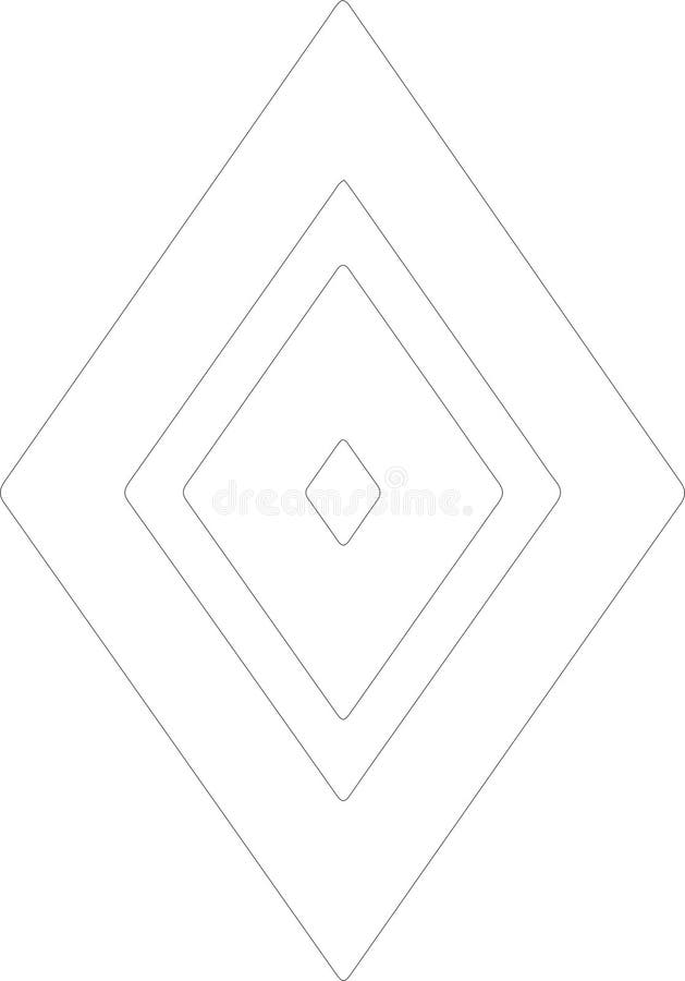 Rhombus Outline Stock Illustrations – 8,192 Rhombus Outline Stock ...