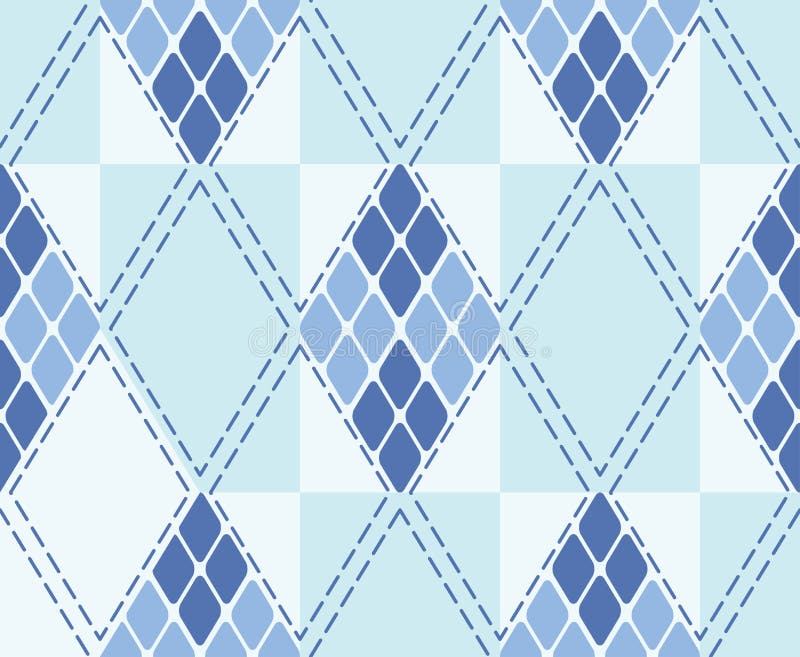 Background Blue with Rhombus Stock Vector - Illustration of square ...