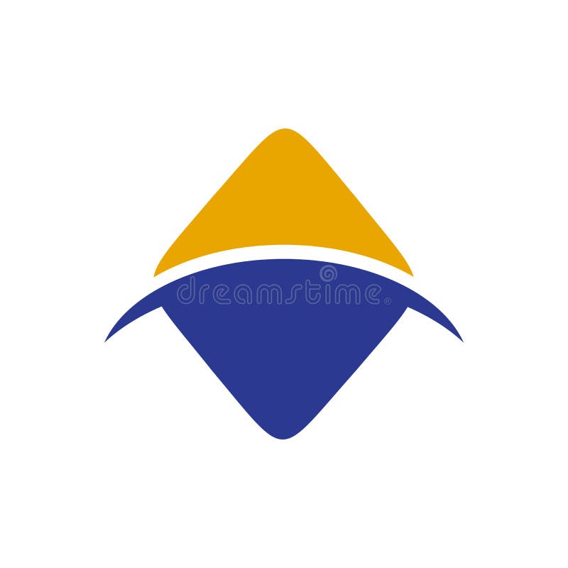 Rhombus Shape Icon Logo Design for Business Company Stock Vector ...
