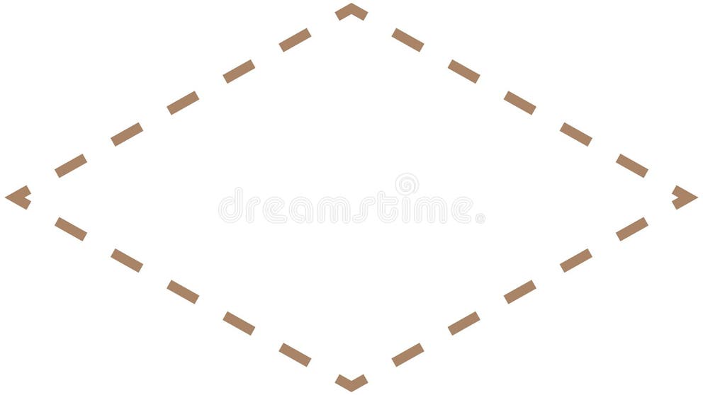 Rhombus Shape in Polygon Types, Geometric Shapes in Prism Stock Vector ...