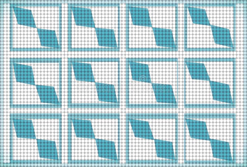 Rhombus Shape in the Square Box Abstract Design Background Stock ...