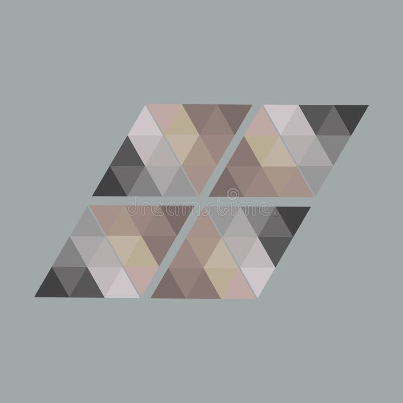 Rhombus Shape. Vector Illustration Decorative Design Stock Vector ...